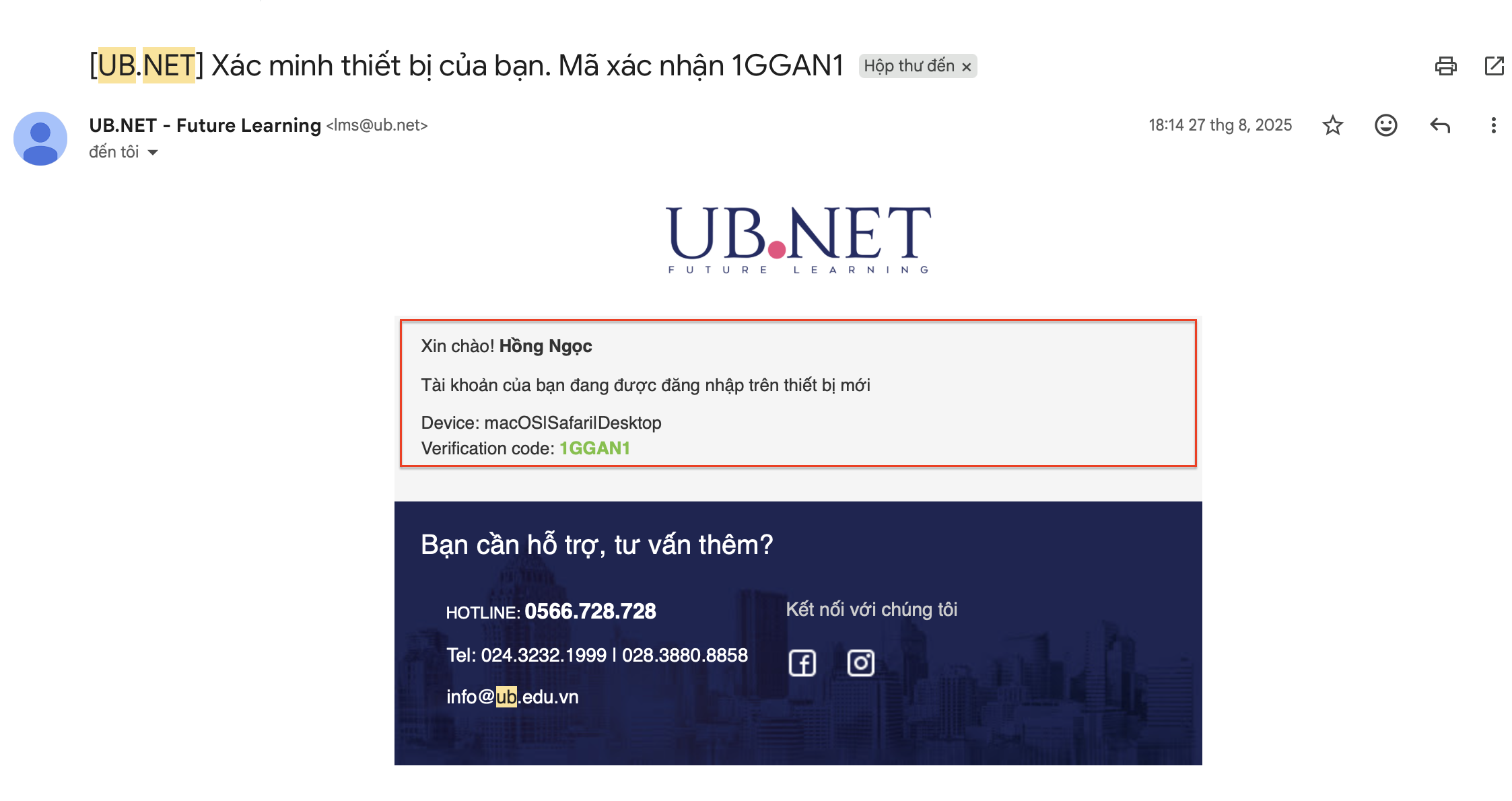 Hướng dẫn đăng nhập hệ thống học tập LMS trên UB.NET | ub.net